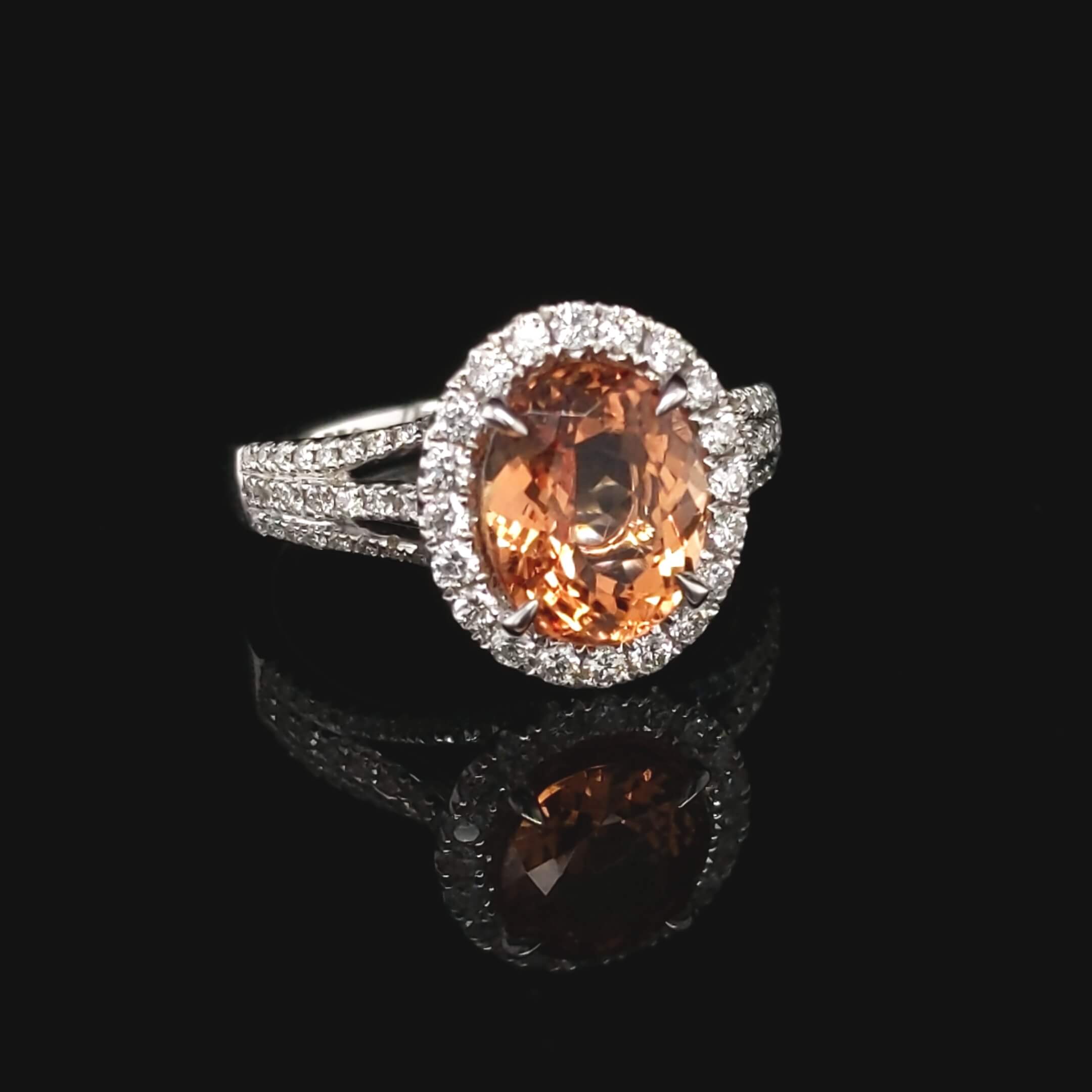 Imperial Topaz Ring – Hubert Jewelry – Fine Diamonds and Gemstones