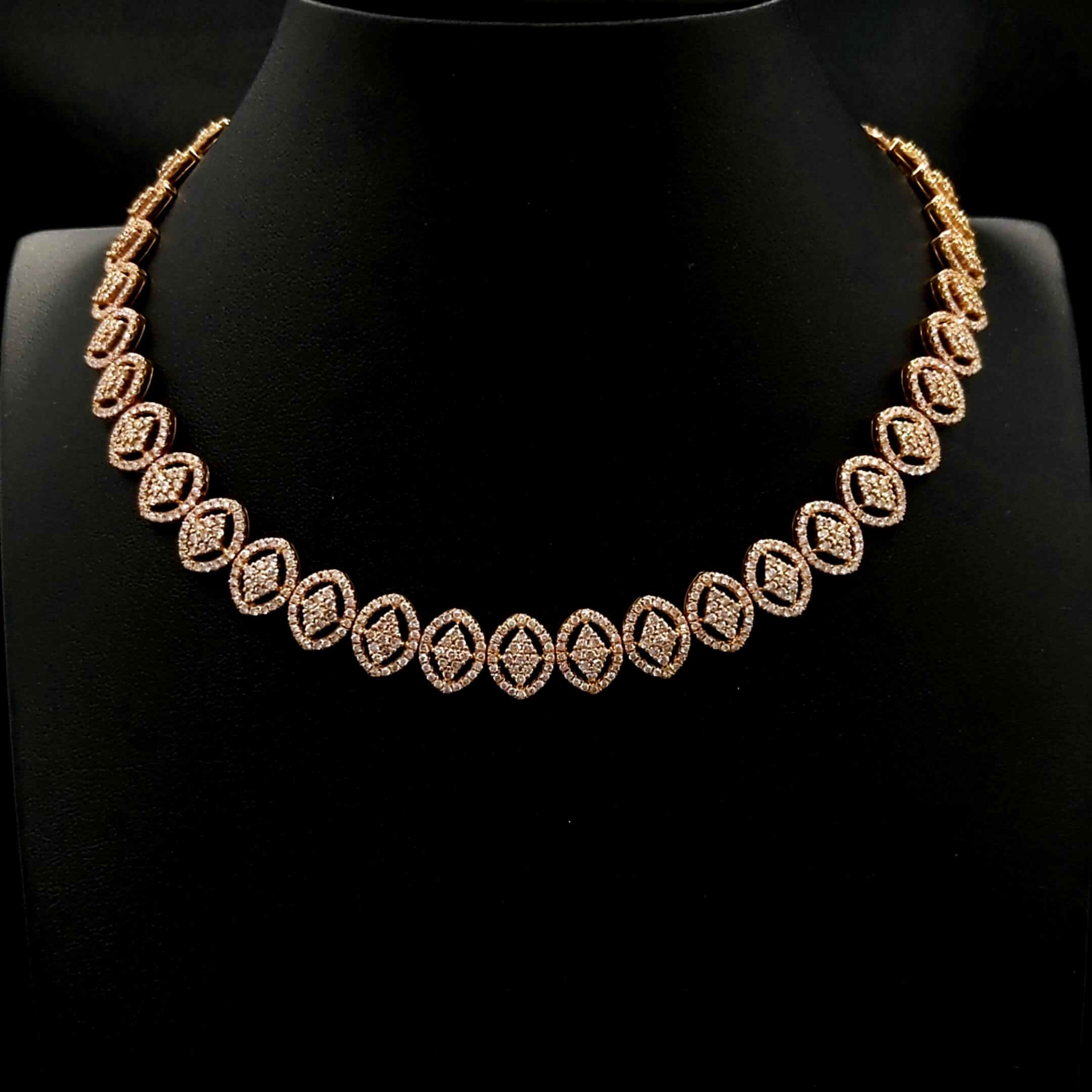 Pink Diamond Necklace – Hubert Jewelry – Fine Diamonds and Gemstones